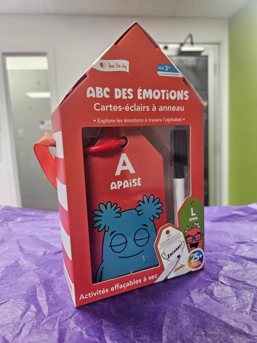 ABC des émotions - Cartes-éclairs à anneau – La Valise aux Merveilles