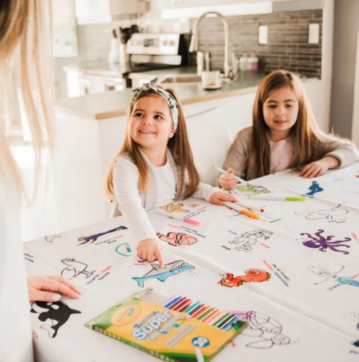 Nappe à colorier BiMoo - Mer - 60'' x 90'' – La Valise aux Merveilles