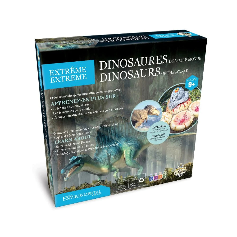 Ensemble de science - Dinosaures de notre monde – La Valise aux Merveilles